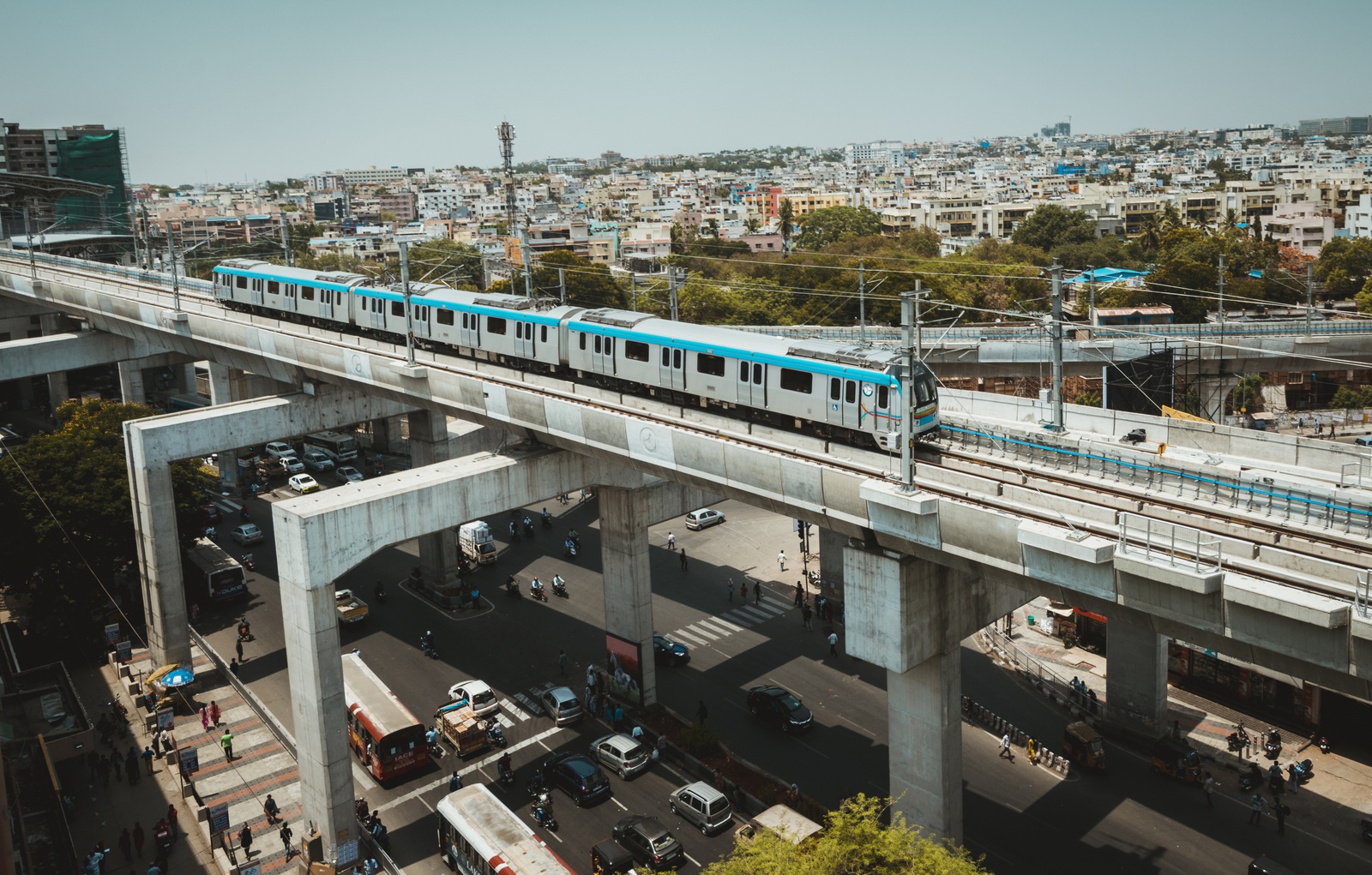 Hyderabad Metro - JBS Secunderabad to MGBS Gowliguda, 'Corridor 2' is ...