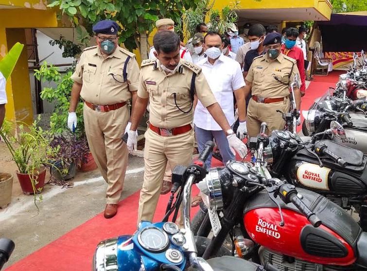 Modified bikes troubling people - Tirupati SP Ramesh Reddy takes action