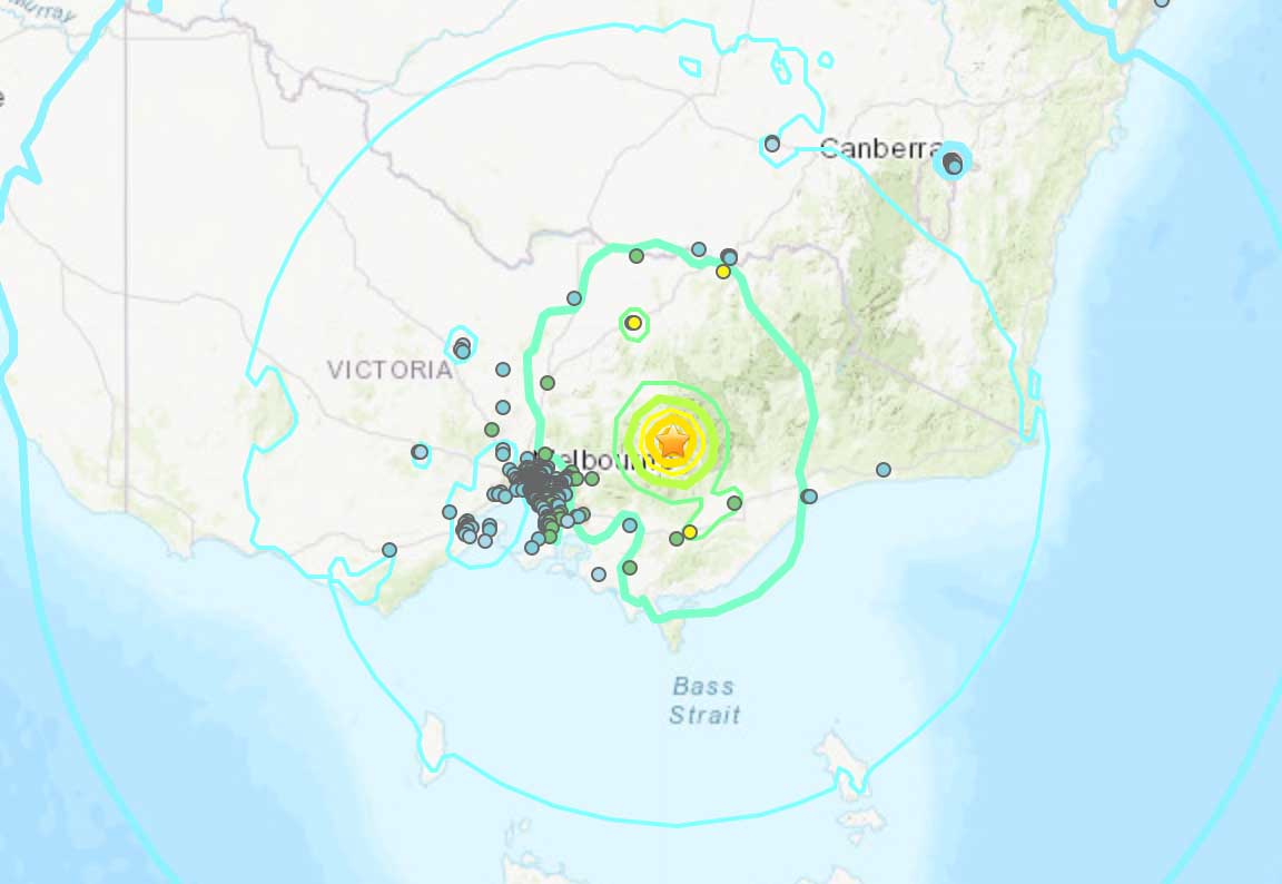 Houses ‘shaken’ as Magnitude 6.0 Earthquake hits Melbourne, Australia