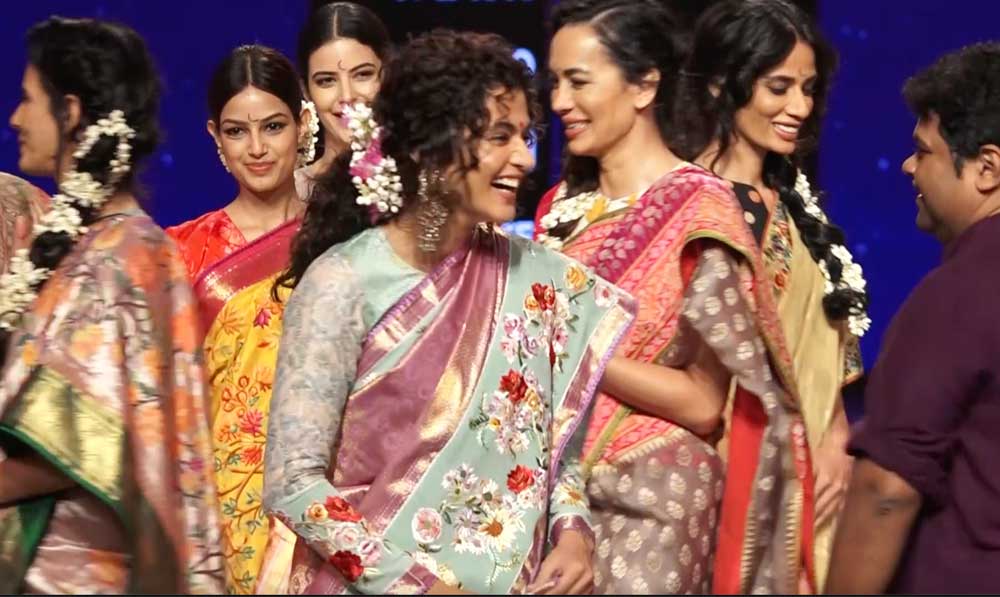 Lakme Fashion Week - Tapsee is the Showstopper for Gaurang
