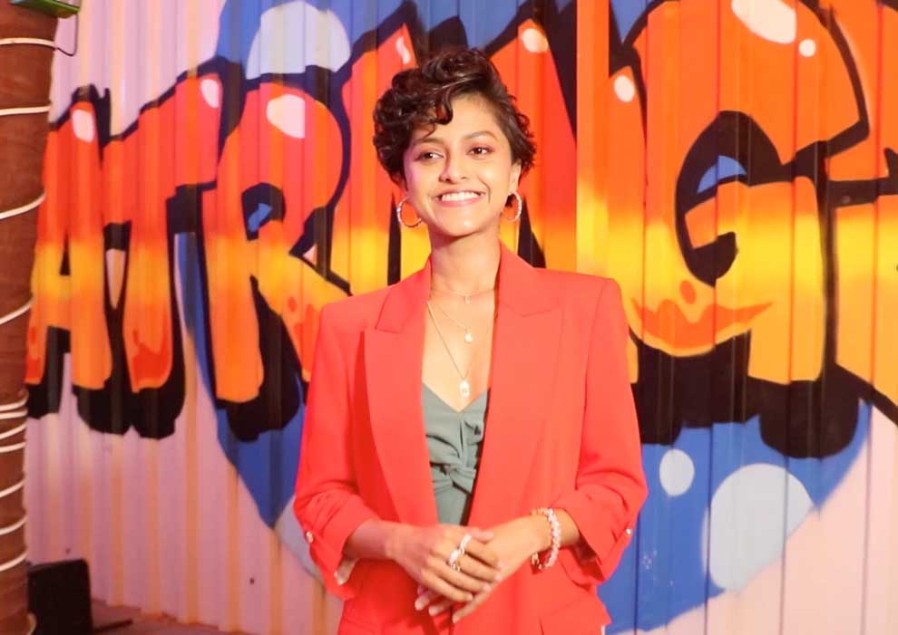 'Manike Mage Hithe' Singer Yohani photographed in Andheri