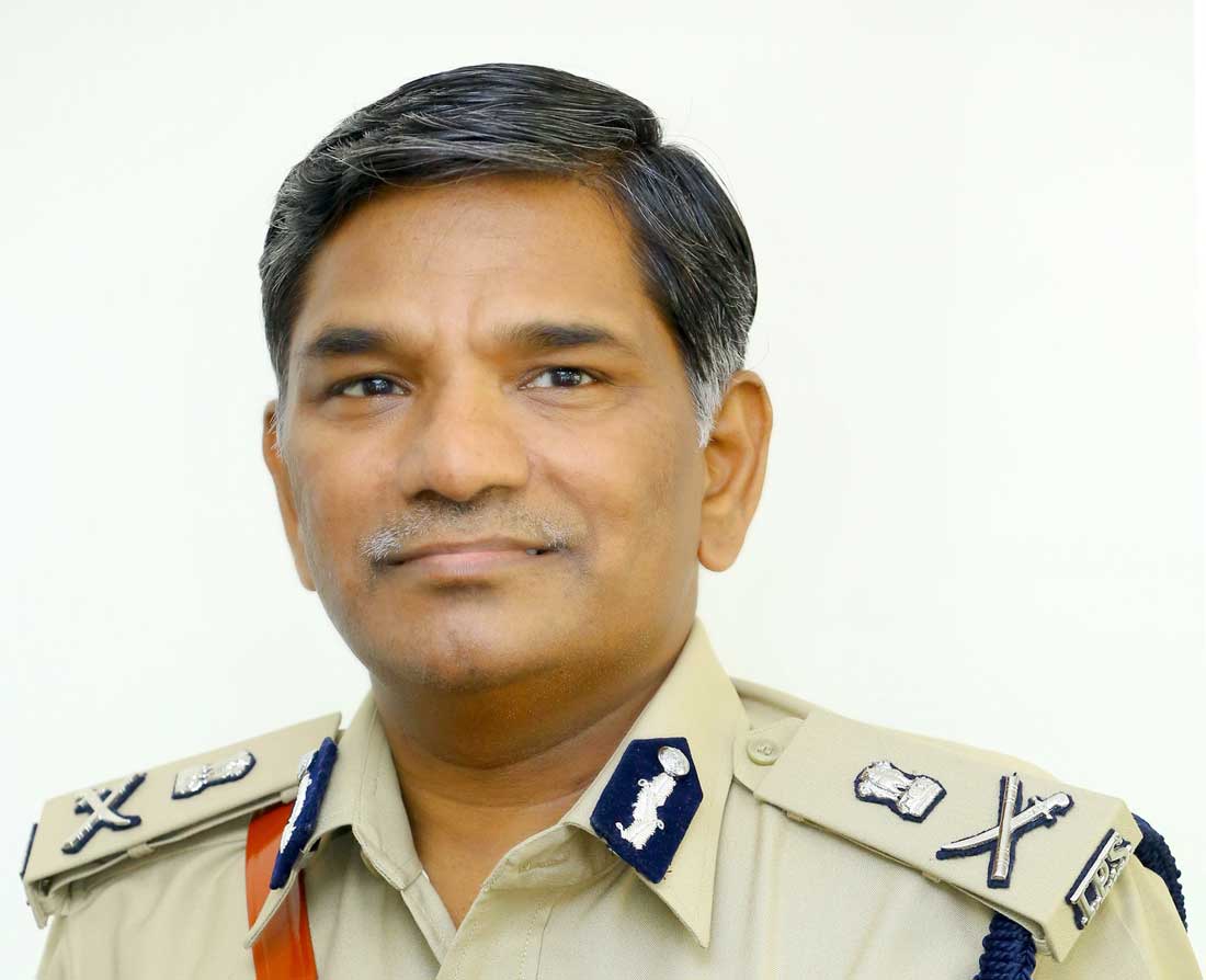 AP DGP K.V. Rajendranath Reddy presented with the President’s Police Medal