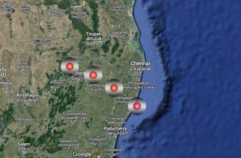 Mandous makes landfall at Mamallapuram near Chennai
