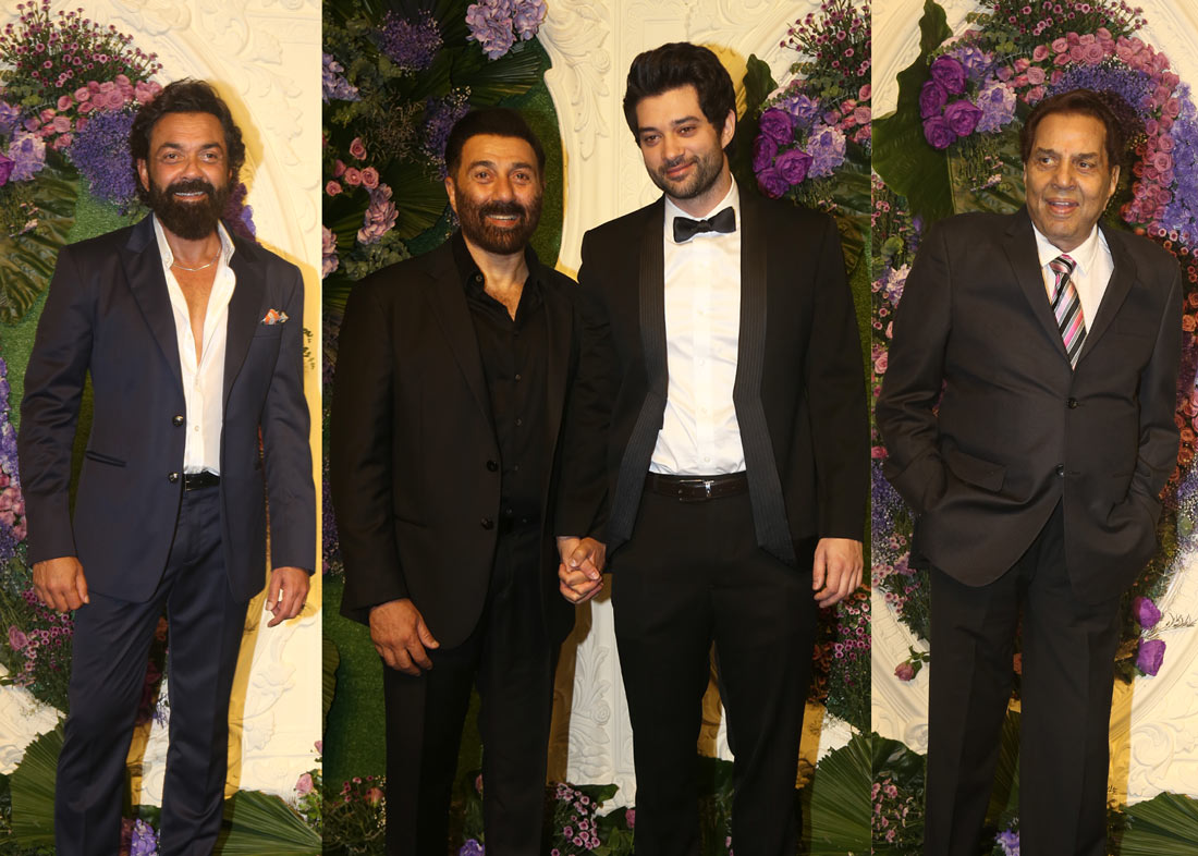 Karan Deol and Drisha Acharya’s Wedding Reception - See Pics