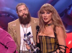 Taylor Swift and Post Malone dominate the 2024 MTV VMAs with record-breaking wins